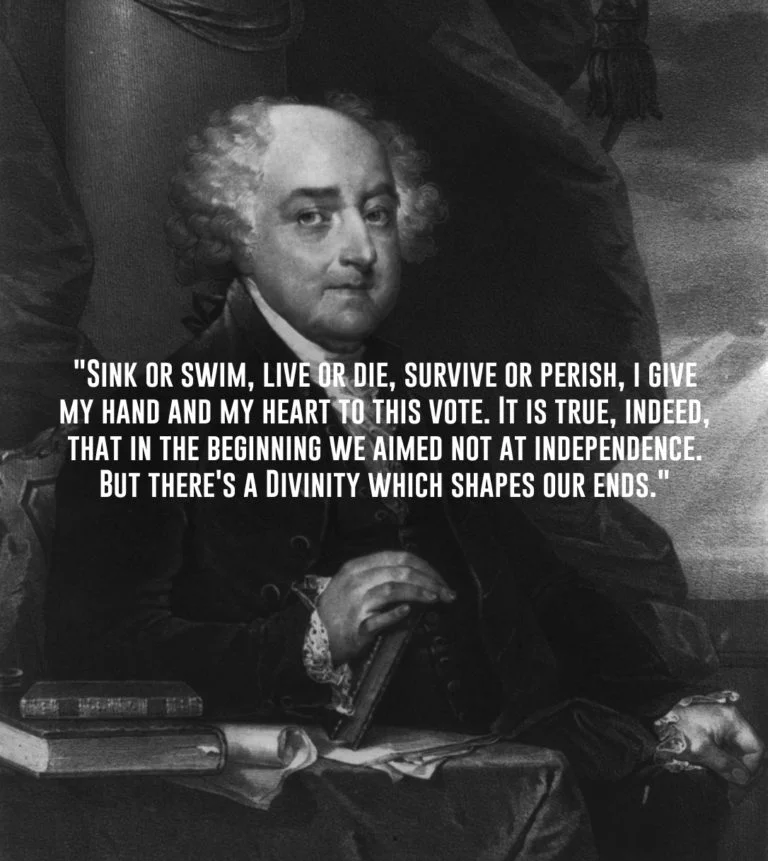 John Adams last public words