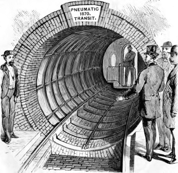 New York City’s Pneumatic Subway, a Primitive Hyperloop