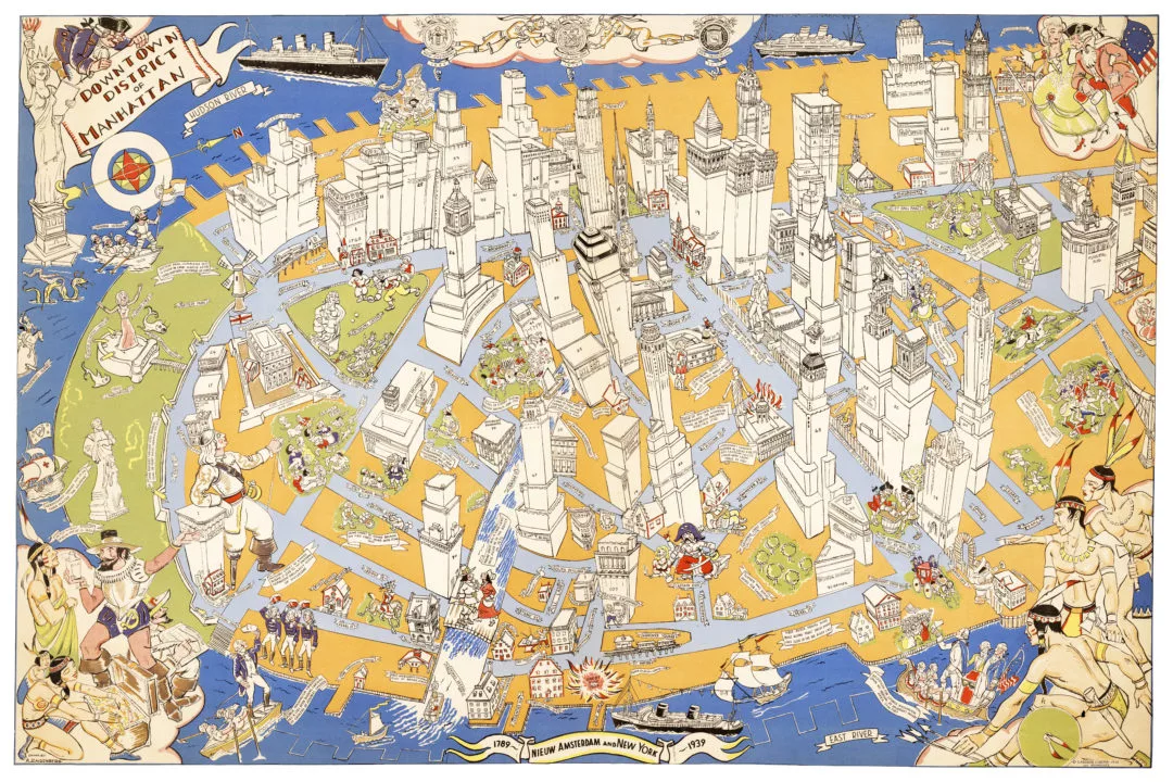 Long lost map of NYC shows locations of historical events – KNOWOL