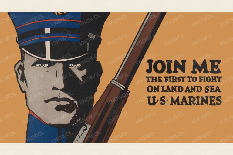 Vintage Marines recruiting posters restored to original glory - KNOWOL
