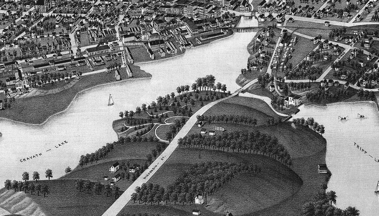 Beautifully Restored Map Of Whitewater Wisconsin From 1885 KNOWOL